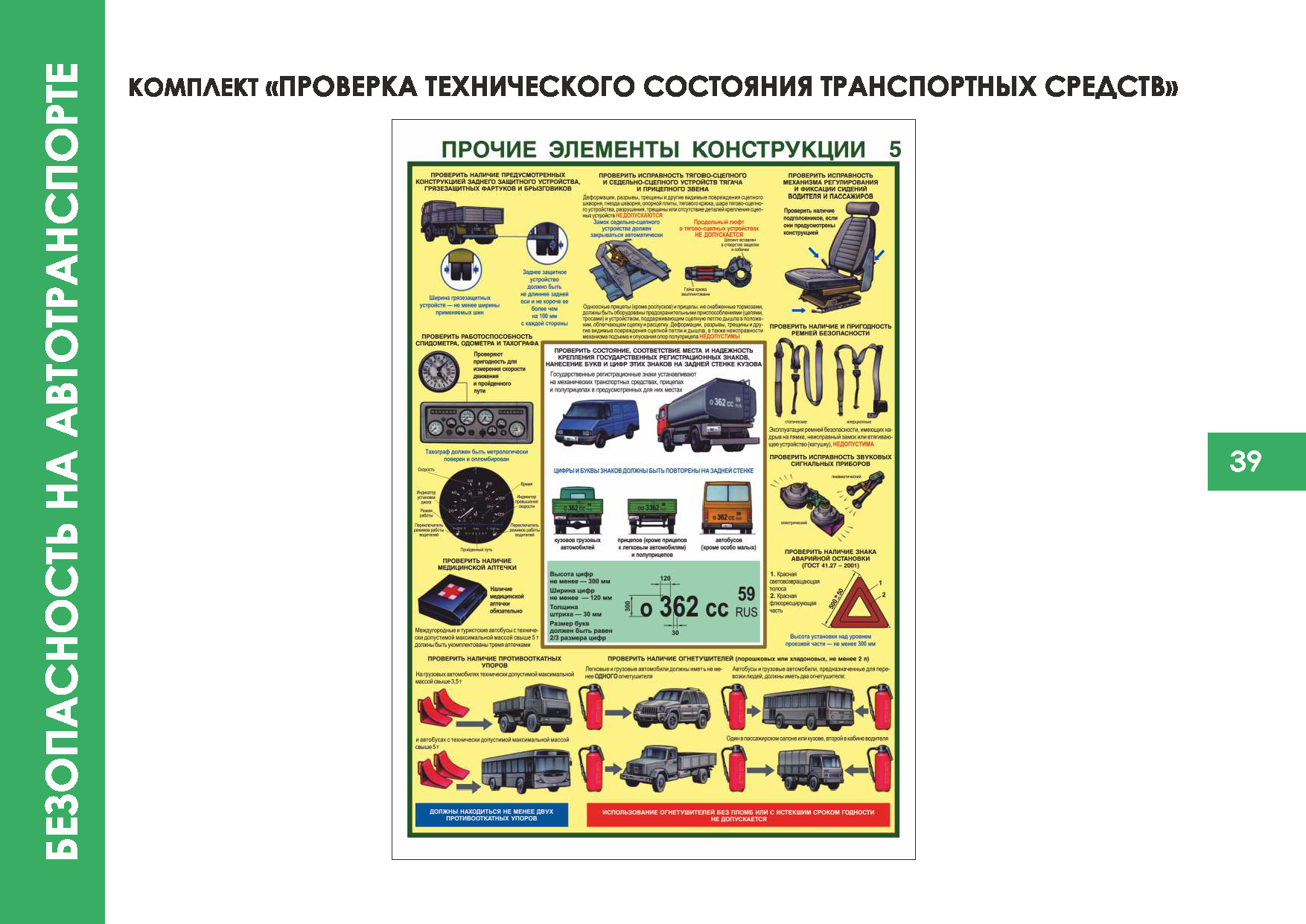 Плакаты по Безопасности на автотранспорте, Издательства "Выснова ...